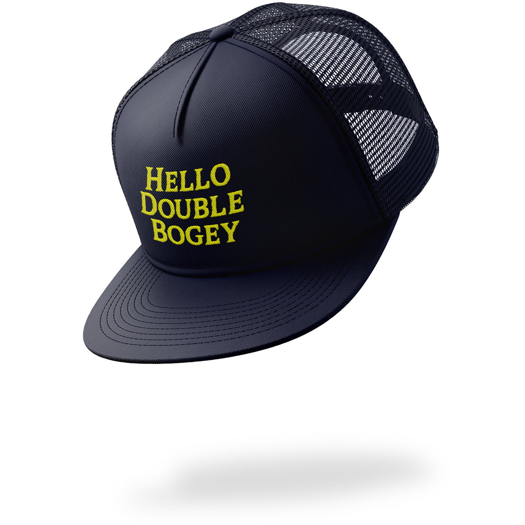 HELLO DOUBLE BOGEY HAT - NAVY – Sauce Hockey