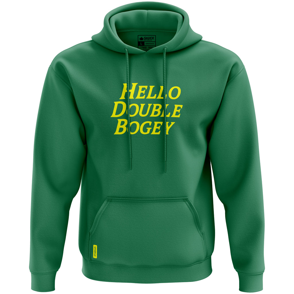 HELLO DOUBLE BOGEY HOODIE – Sauce Hockey