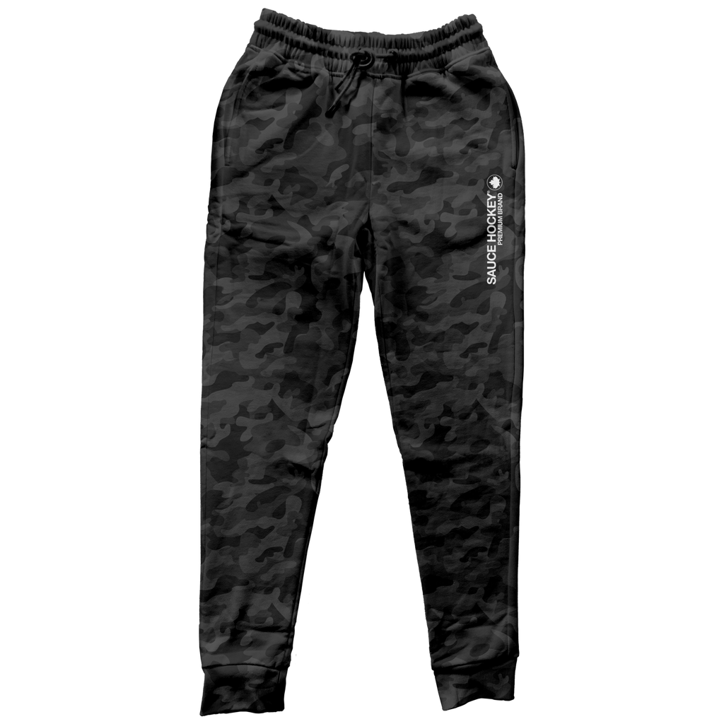 SACK WHACK JOGGERS (BLACK / CAMO) – Sauce Hockey